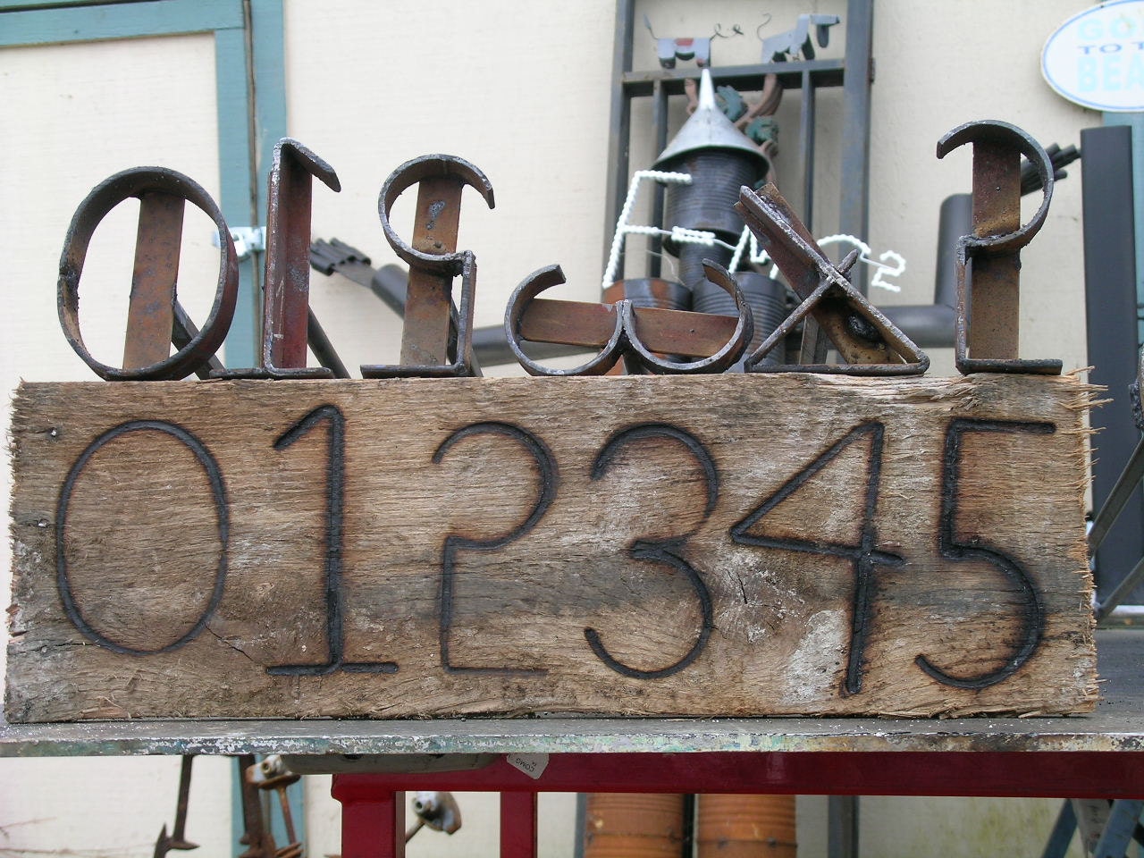 Custom Made Branding Iron Number Sets 0 to 9 and 1 to 5 Tall Mild Steel ...