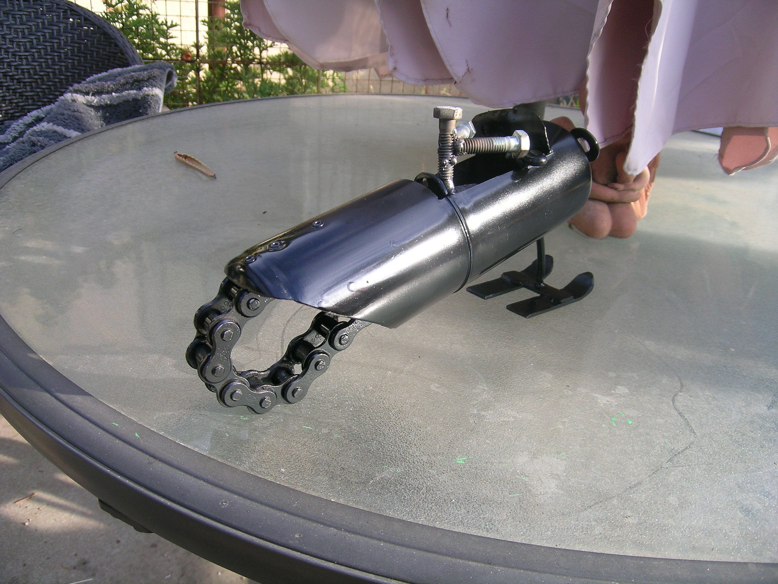 Snowmobile Made From Propane Cylinder With Driver - Etsy