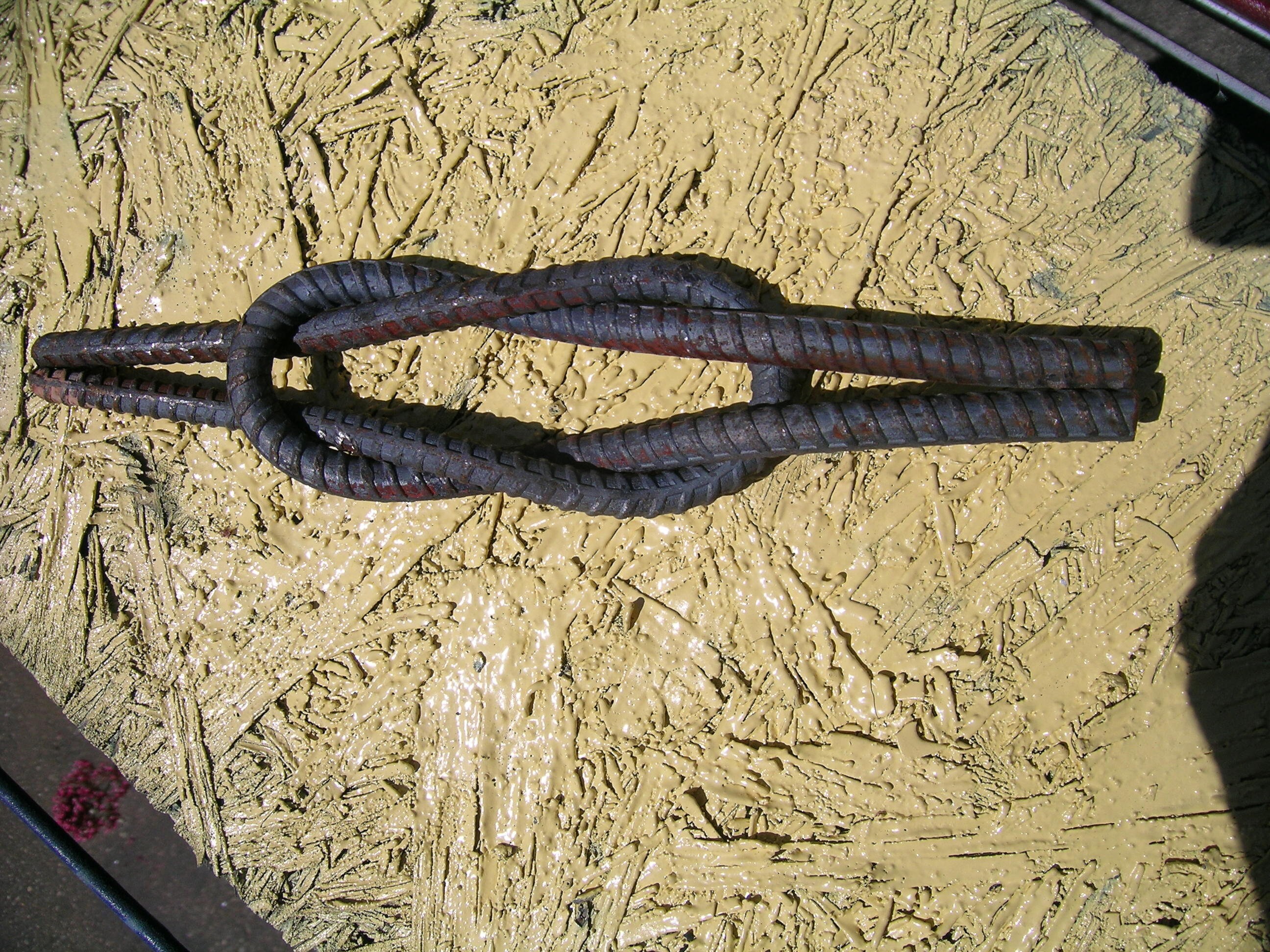3/8" Rebar Square Knot Use for Metal Art or Brackets for a Shelf or ...