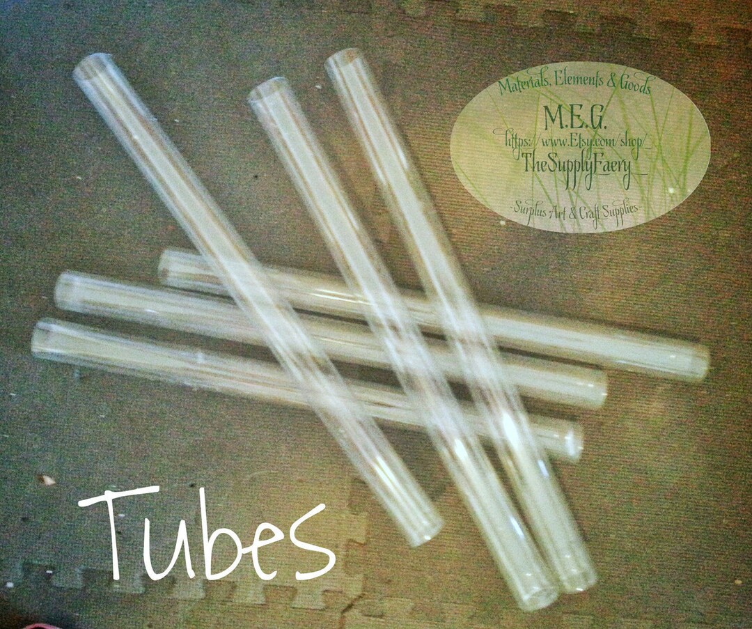 Plastic Tubing Bundle for Gift Tubes Realistic Faux Candle Tutorial or ...