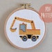 Digger Cross Stitch Pattern, Digger Cross Stitch Pdf, PDF Cross Stitch ...