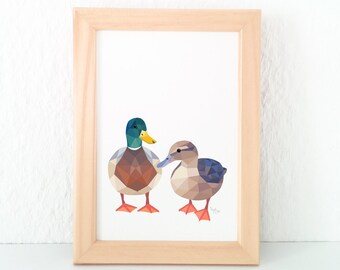 Duck wall art | Etsy