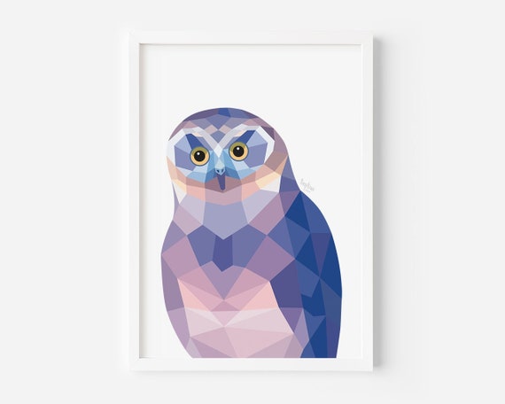 Ruru Print New Zealand Owl Morepork Art Ruru Painting - Etsy
