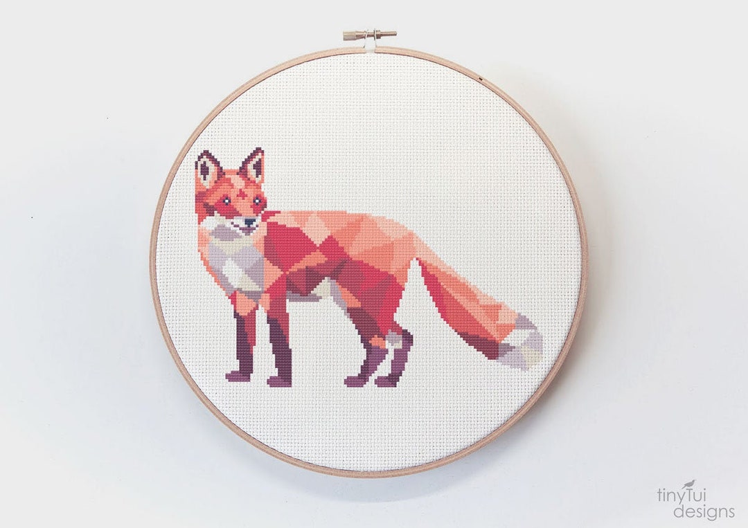 Cross Stitch Pattern Fox Cross Stitch Cross Stitch Pdf Fox - Etsy
