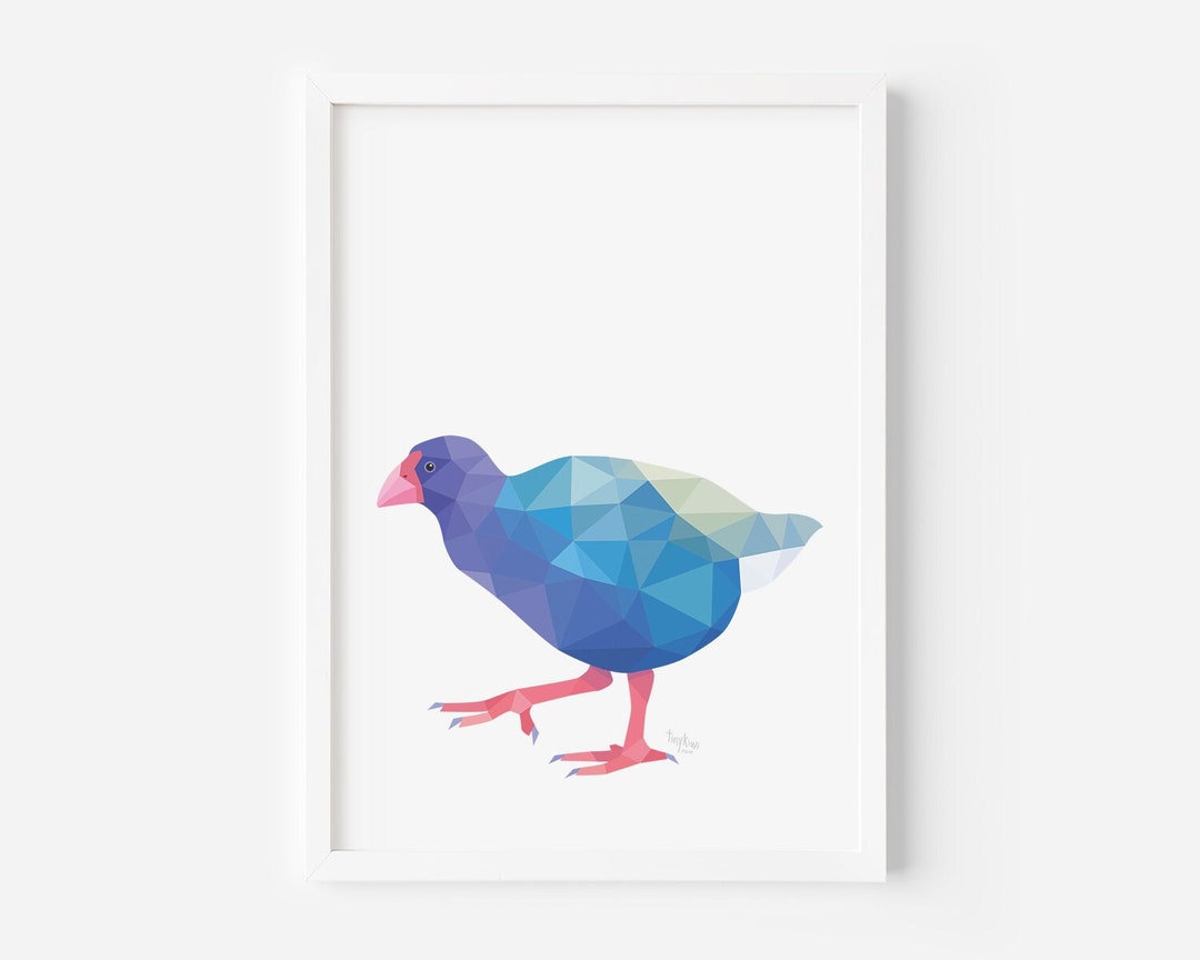 Takahe Print | Takahe | Illustration | Takahe Poster | Takahe Art ...