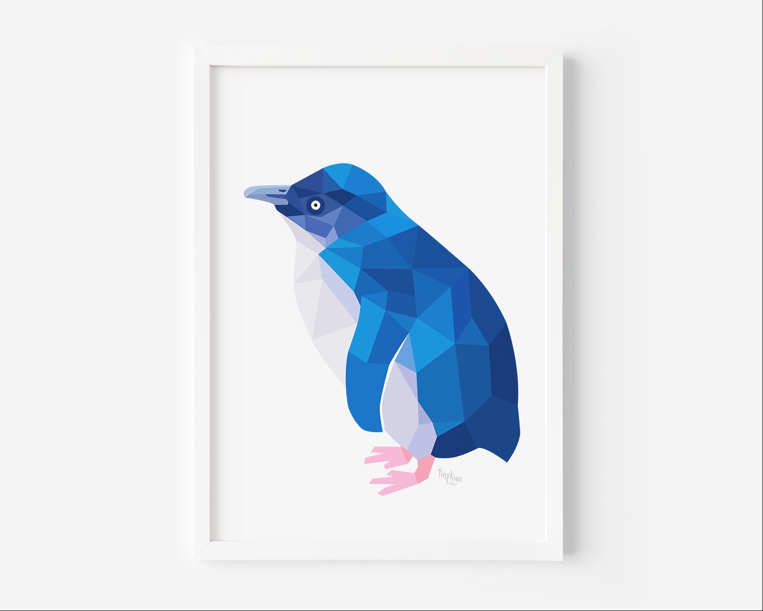 Blue Penguin Print Little Blue Penguin Penguin Art | Etsy