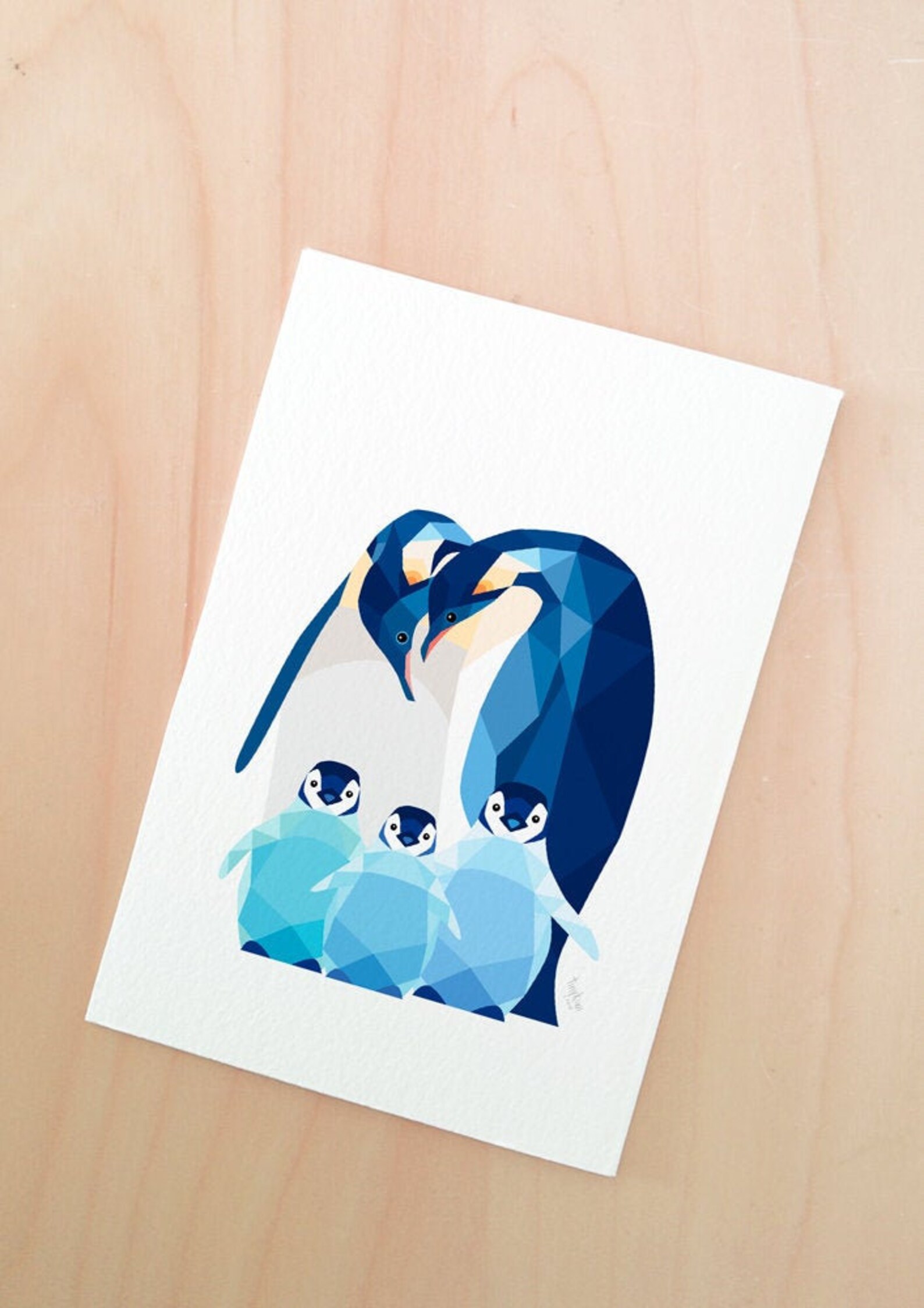 Penguin Print Nursery Print Penguin Illustration Penguin | Etsy