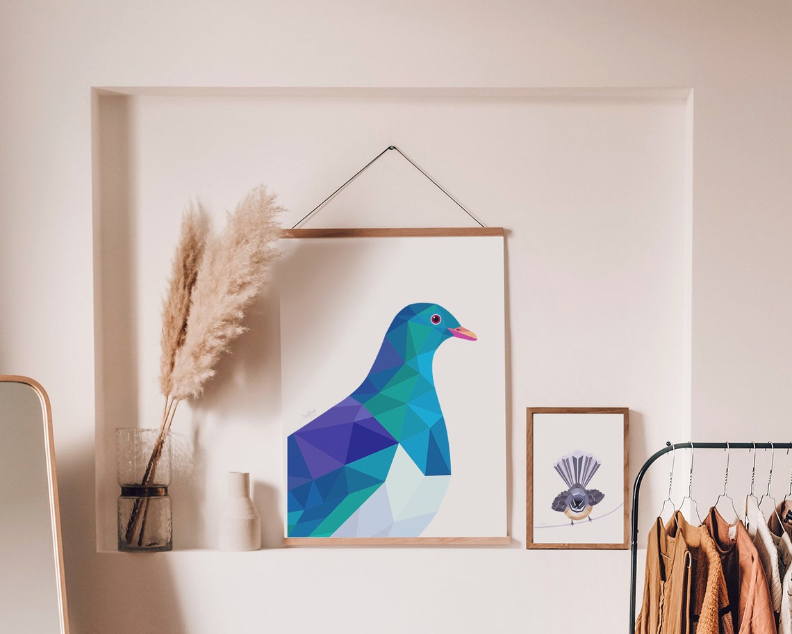Kereru Print Kereru Illustration Kereru Art Kereru - Etsy