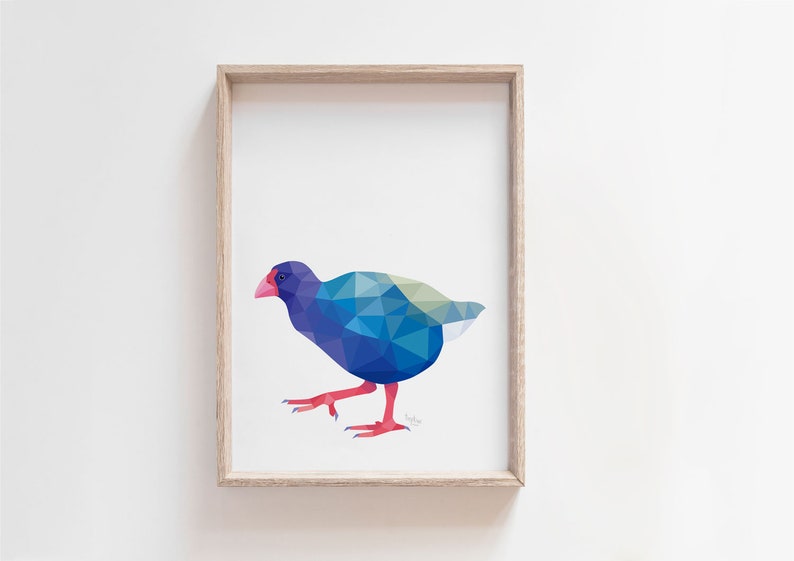 Takahe print Takahe illustration Takahe poster Takahe art | Etsy
