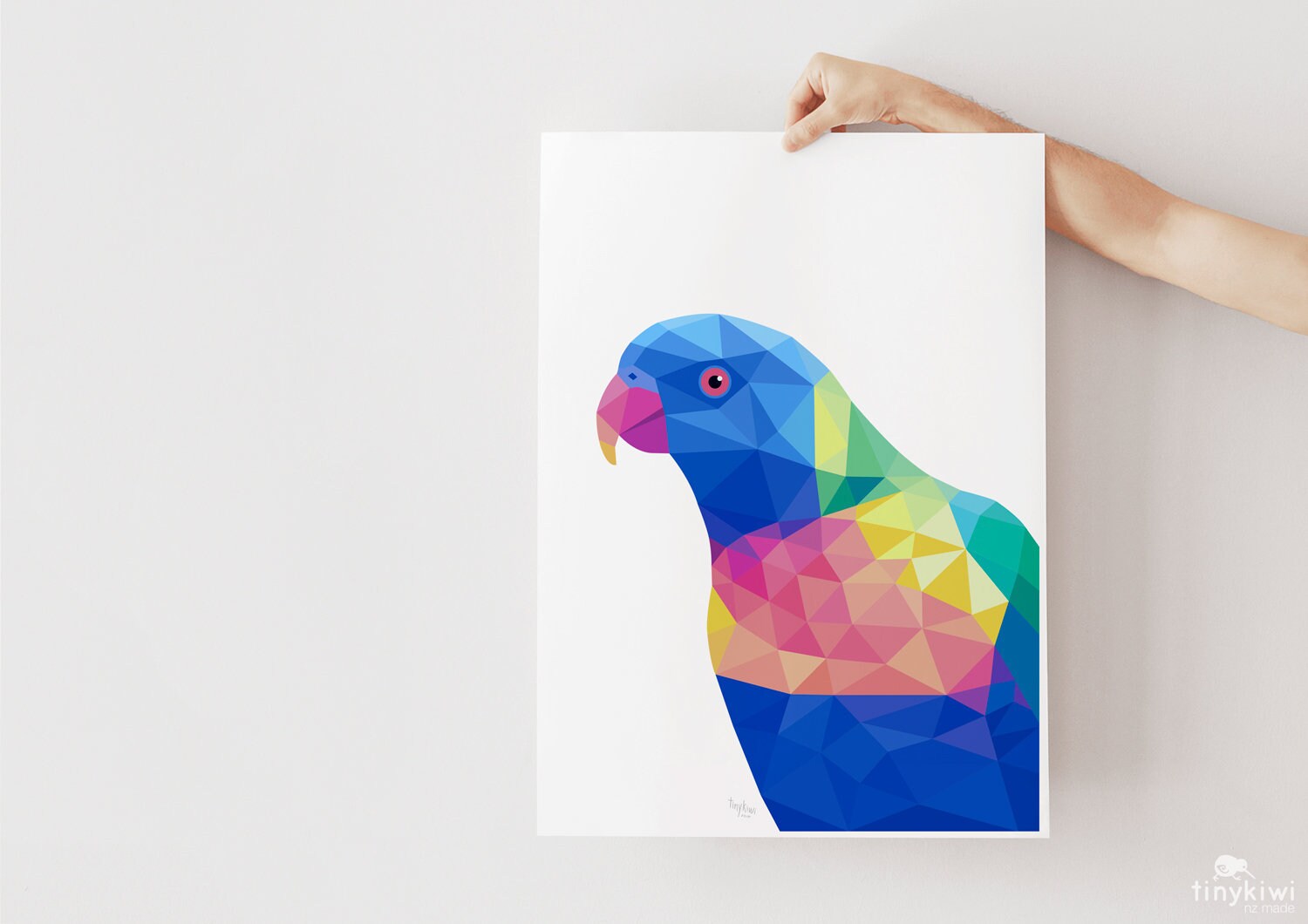 Parrot art, Rainbow lorikeet print, Lorikeet illustration, Rainbow ...