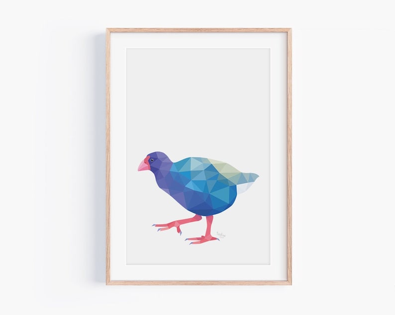 Takahe Print Takahe Illustration Takahe Poster Takahe - Etsy