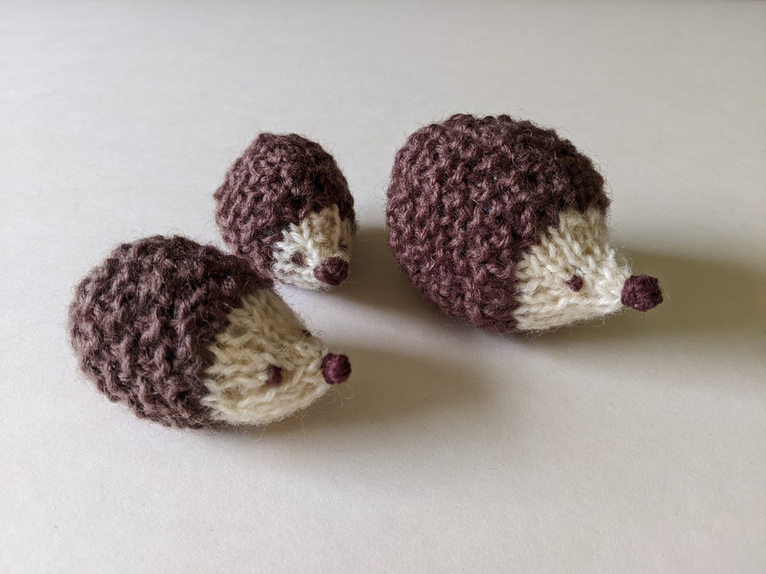 Knitted Hedgehog - Spring Decor - Knitted Stuffed Animal - Hedgehog Toy ...