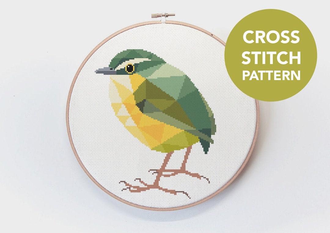 Rock Wren Cross Stitch Pattern, New Zealand Cross Stitch, Kiwi Cross Stitch, New Zealand Birds ...
