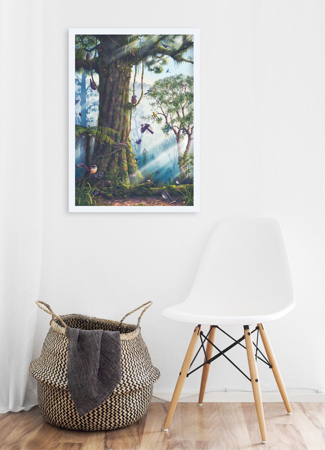 New Zealand Poster Native New Zealand Birds New Zealand Print Birds of ...