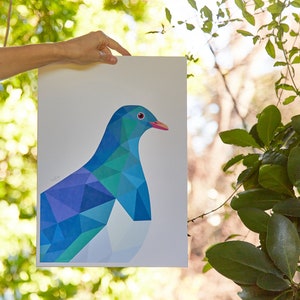 Kereru Print Kereru Illustration Kereru Art Kereru - Etsy New Zealand