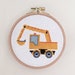 Digger Cross Stitch Pattern, Digger Cross Stitch Pdf, PDF Cross Stitch ...