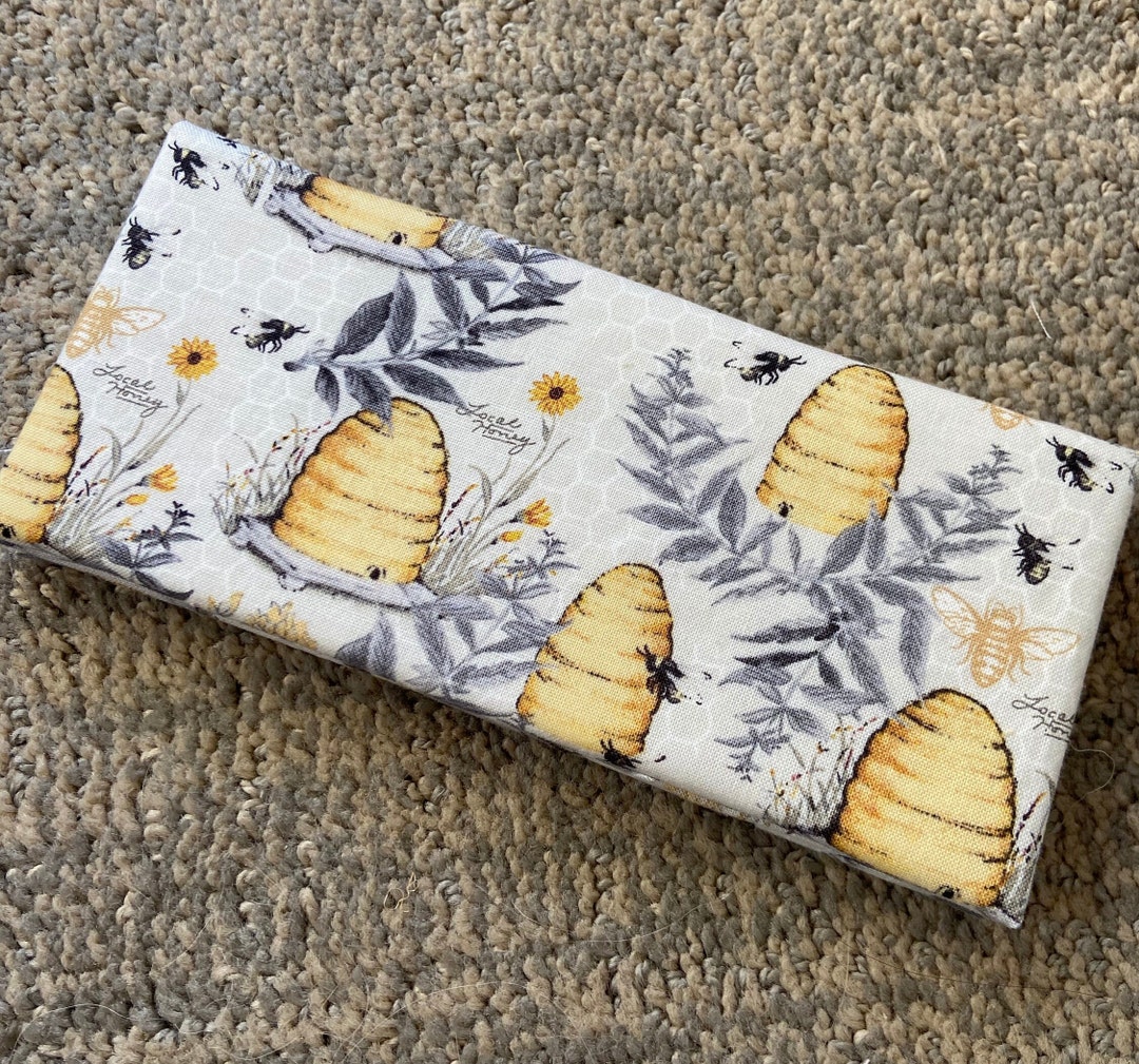 Magic Wallet - Billfold Bees Beehives on Gray - Etsy