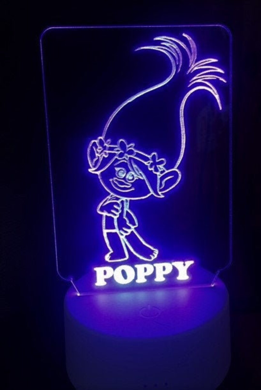 Led Laser Cut Lamp, Troll Night Lights, Troll Decor, Troll Lamp, Trolls ...