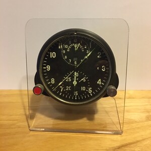 Aircraft Clock Stand,su Mig Clock- CLOCK STAND for Vintage Military ...