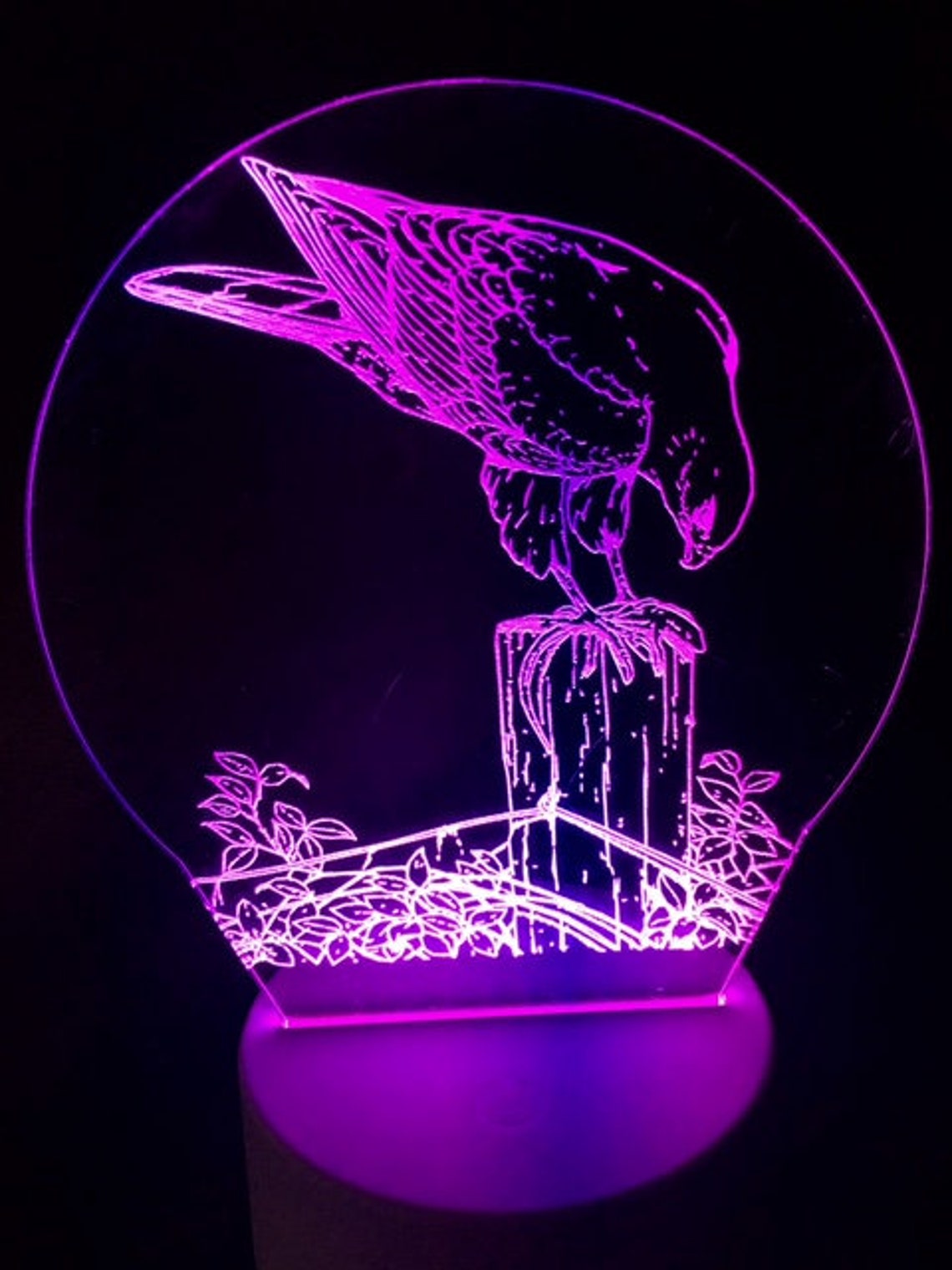 Led Laser Cut Lamp Eagle Decor Bird Lamp Eagle Lamp Eagle | Etsy