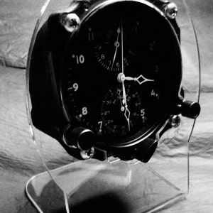 Wakmann Clocks. Breitling, Military Cockpit Clock Stand, Military ...
