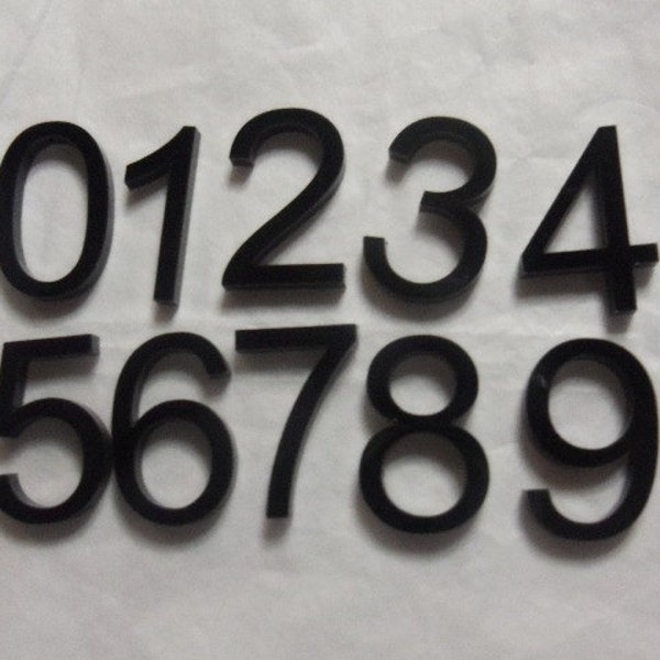Acrylic Numbers - Etsy