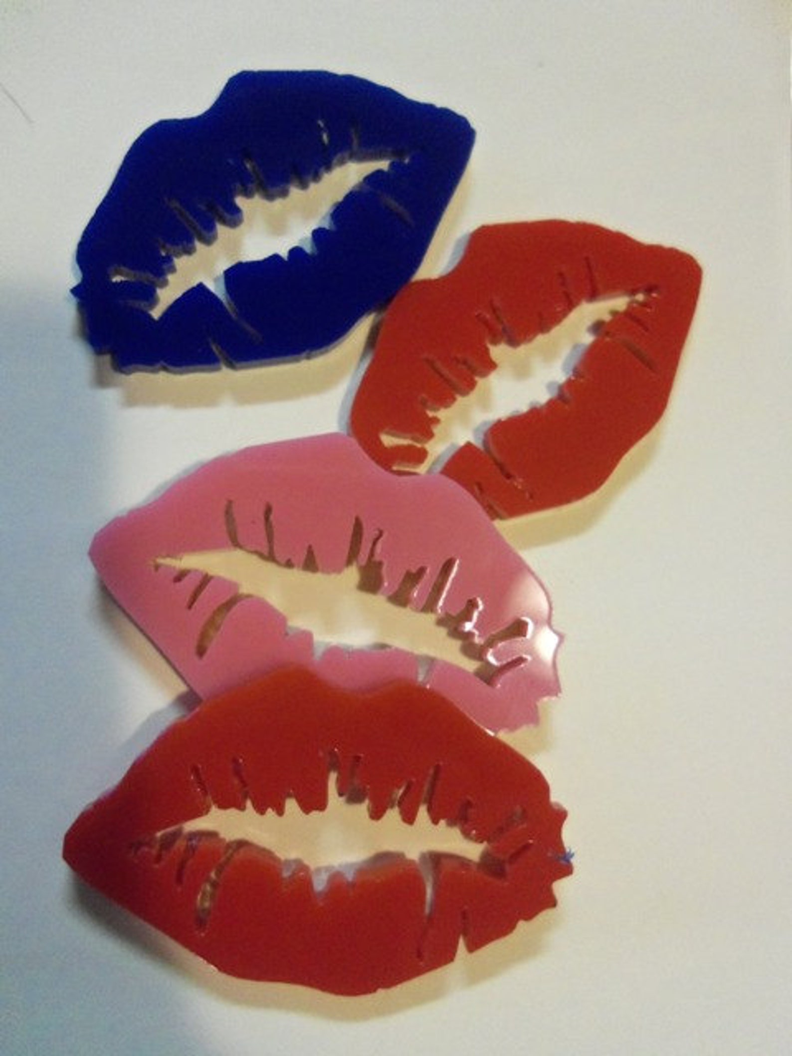 Lip Charms Lipstick Charms Laser Cut Charms Lipsmirror - Etsy