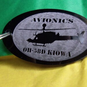 Military Keychains Set, Helicopters Apache Chinook Oh 58D Kiowa Blackhawk Army Aircraft SET OF 4 ...