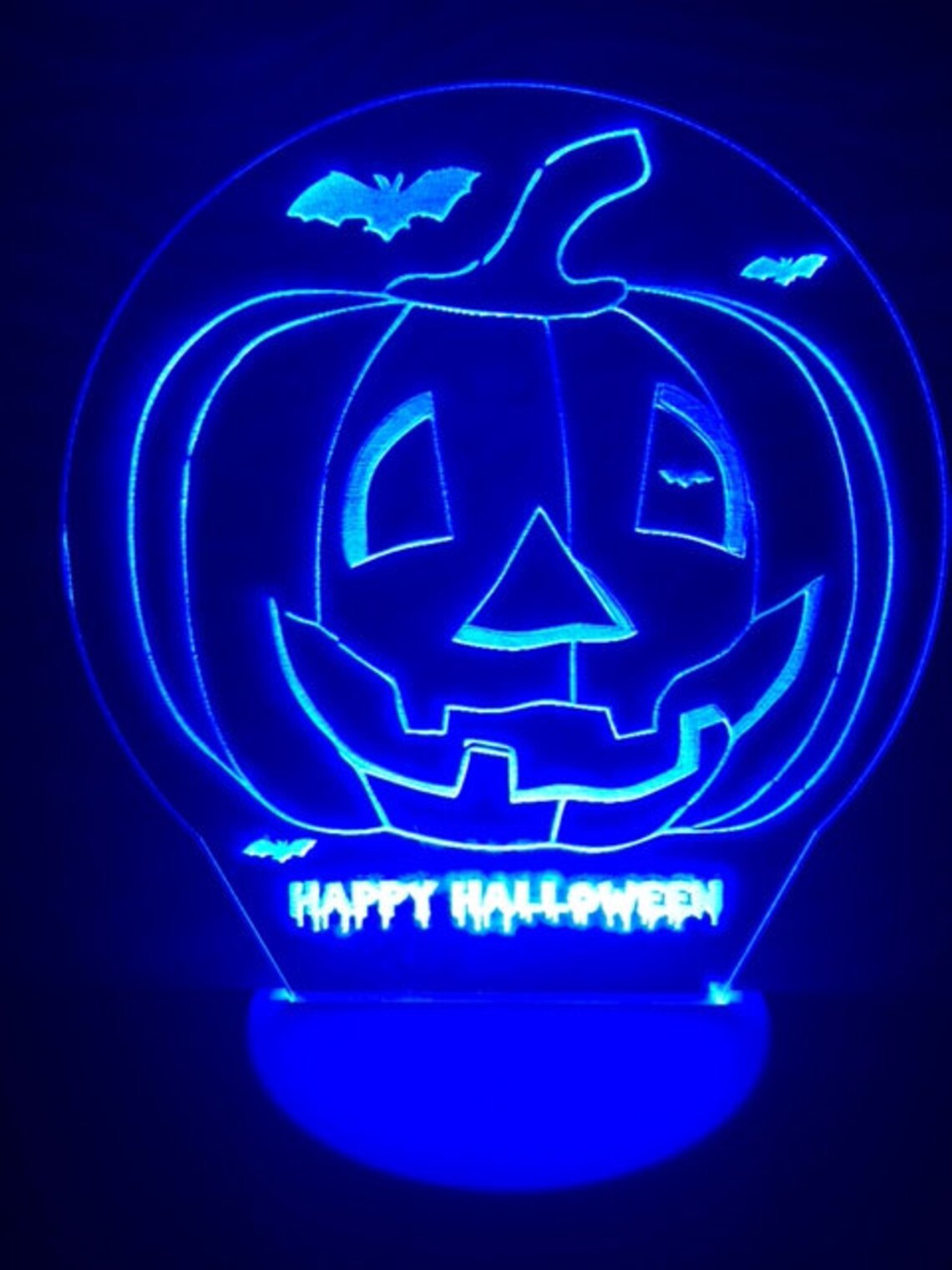 Led Laser Cut Lamp Halloween Light Halloween Pumpkin Light | Etsy