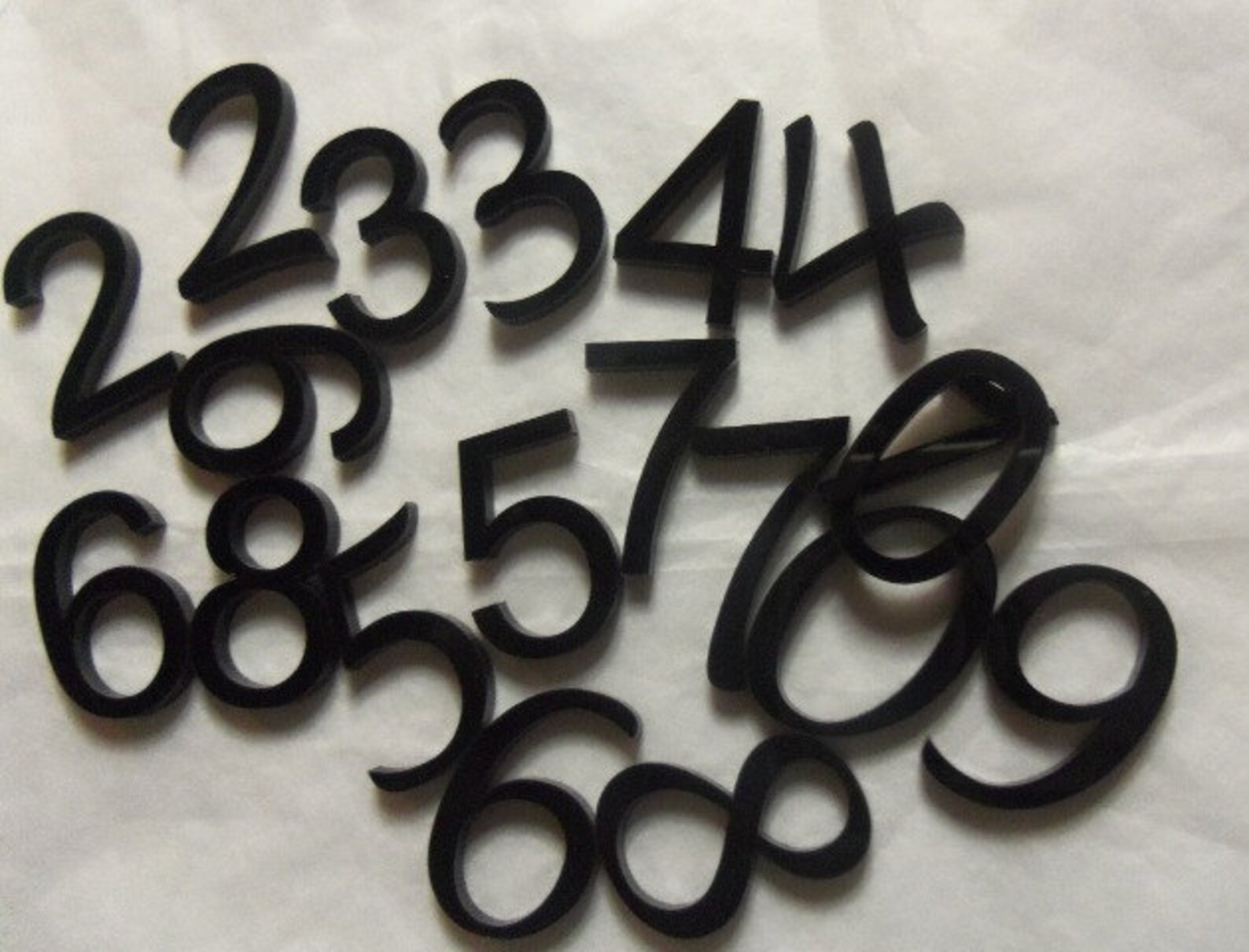 Acrylic Numbers Number Charms Numbers Laser Cut Numbers - Etsy UK