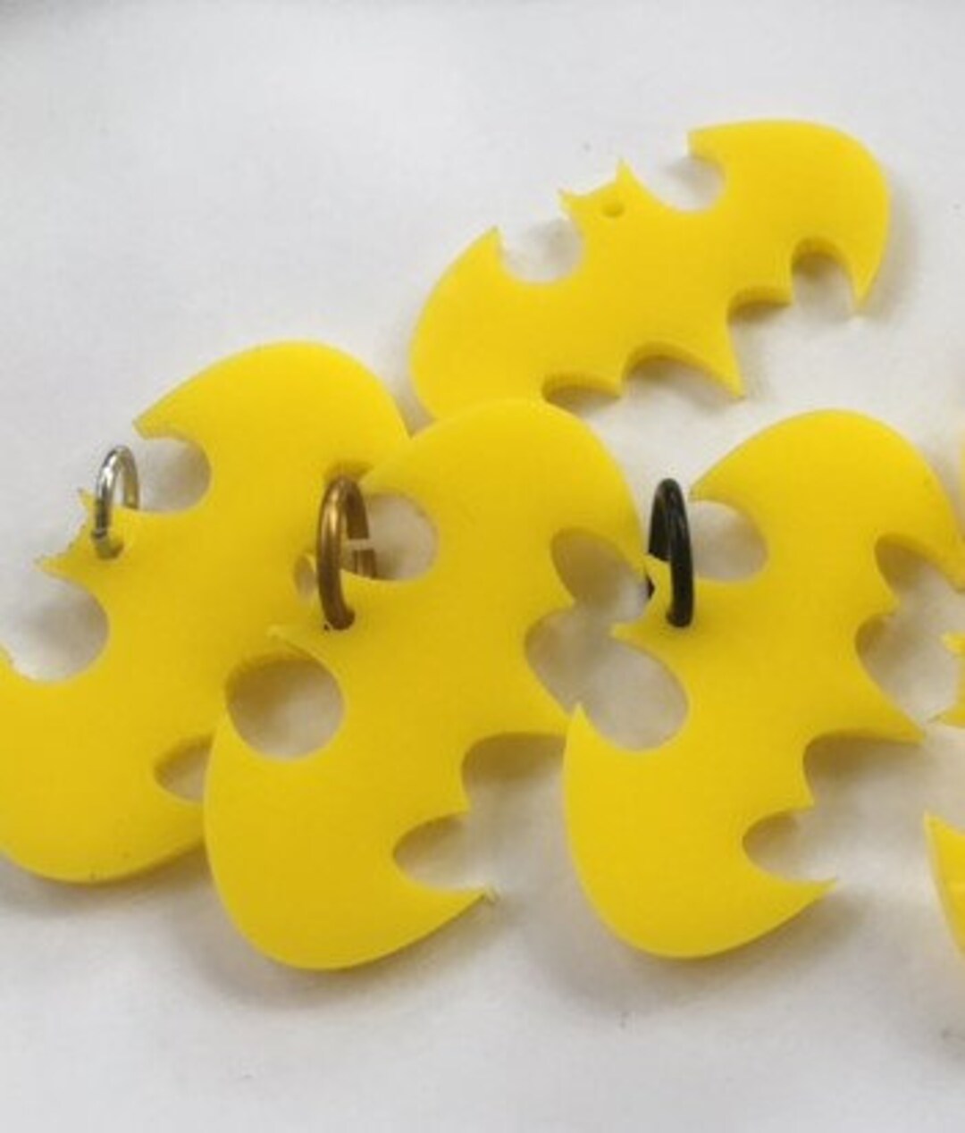 Batman Charms 8 Charms, Ready to Use Charms.super Hero,laser Cut Charms ...