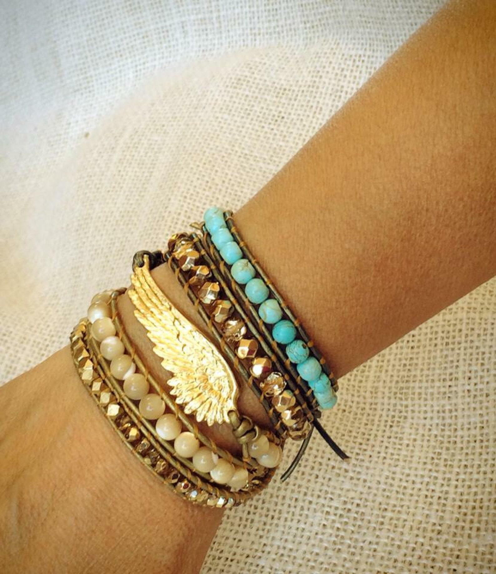 Gold Angel Wing Bracelet/belt - Etsy