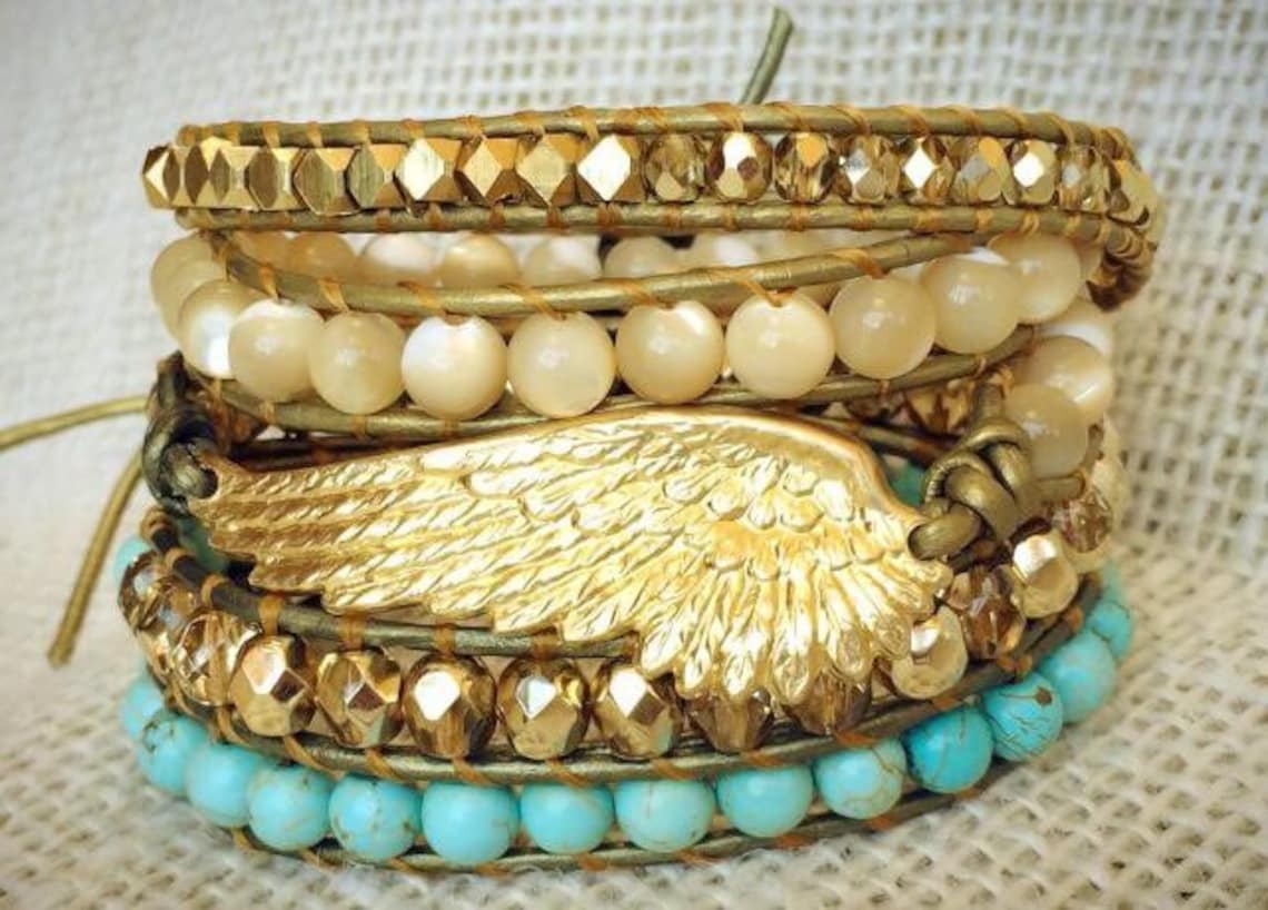 Gold Angel Wing Bracelet/belt - Etsy
