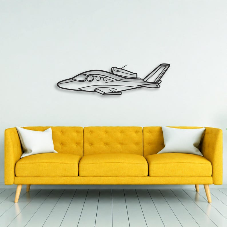 Cirrus SF50 Silhouette - Metal Vision Jet Wall Art - Luxury Aviator ...