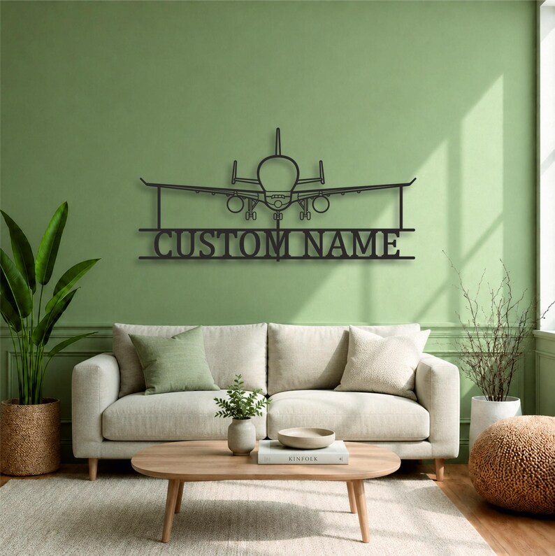Custom Beluga XL Metal Plane Wall Art – Airbus Aircraft Outline Office ...