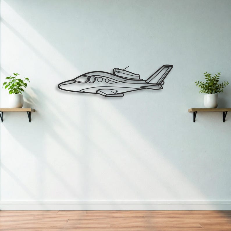 Cirrus SF50 Silhouette - Metal Vision Jet Wall Art - Luxury Aviator ...