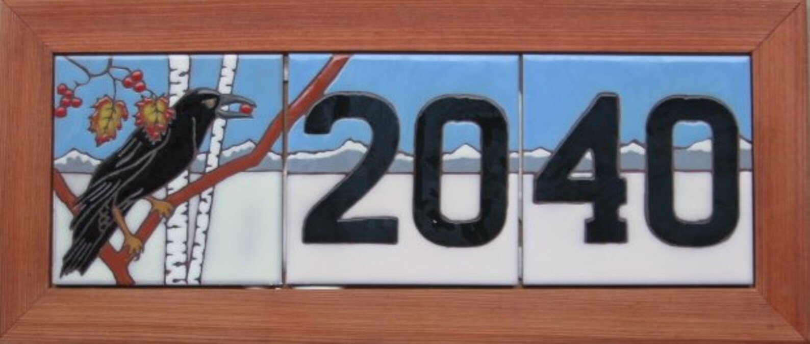 Address Tiles Custom Name Plaque - Etsy