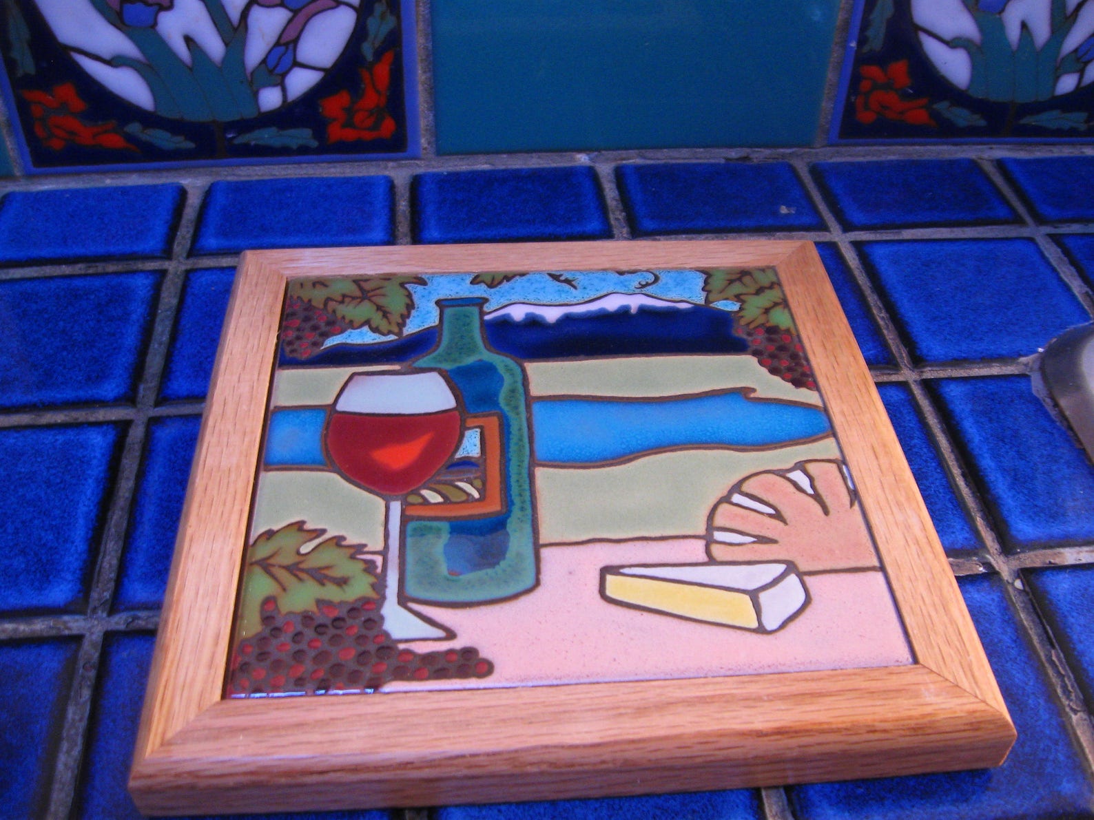 Ceramic Tile Navajo Woman Native American Indian Hand Painted Trivet ...