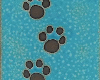 Paw Print Tile | Etsy