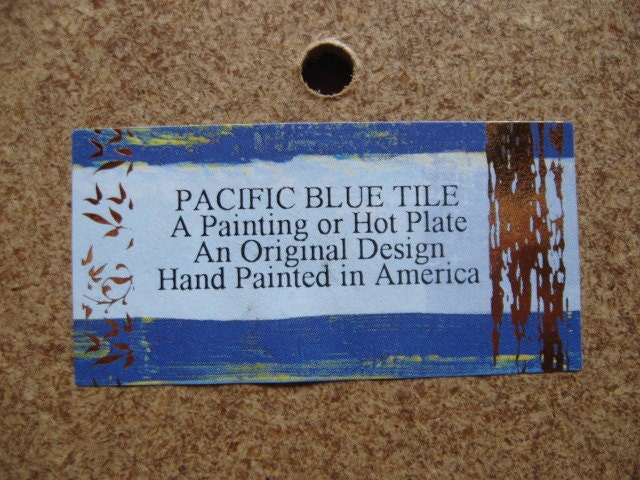 Ceramic Tile Navajo Woman Native American Indian Hand Painted Trivet ...