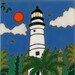 Lighthouse Key West Ceramic Tile Hand Painted Original - Etsy