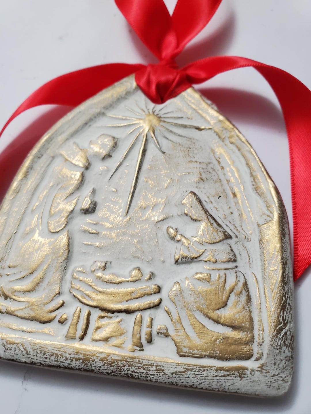 Hanging Nativity Scene Intaglio Ornament Christmas Gift - Religious ...