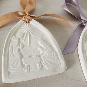 Hanging Nativity Scene Intaglio Ornament Christmas Gift - Religious ...