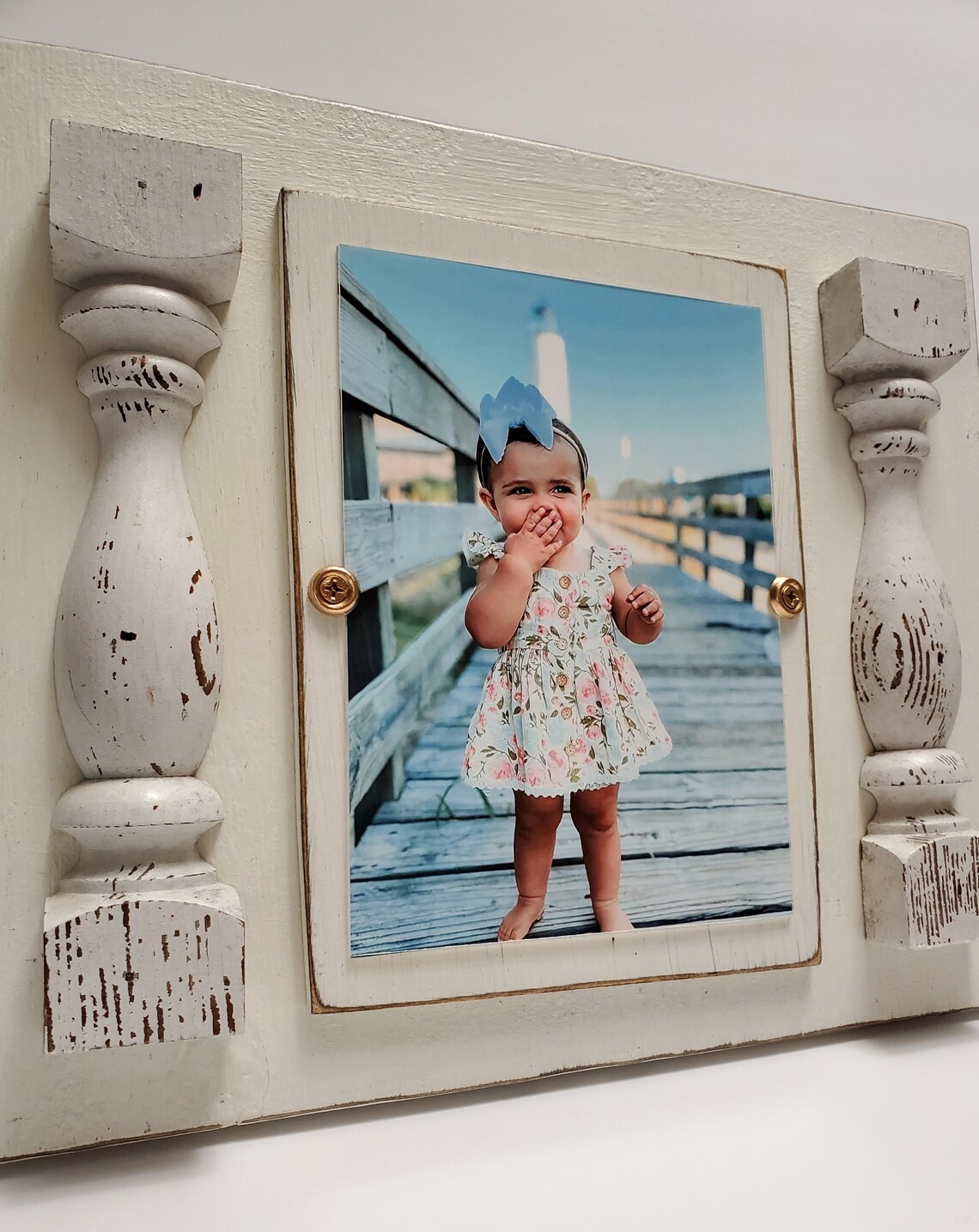 Reclaimed Spindles Handmade Frame for 5x7 Vertical Photo - Etsy