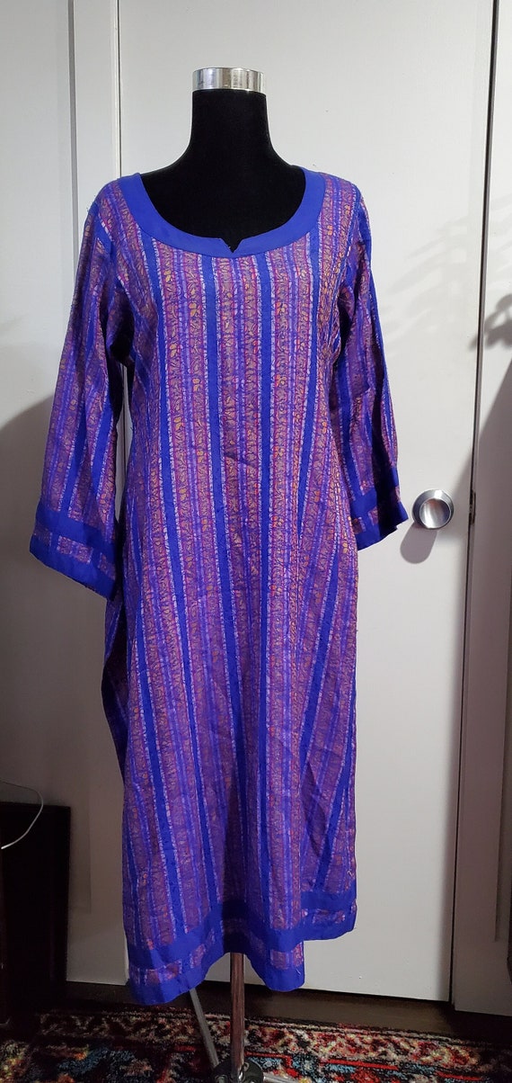 Royal purple Pakistani tunic - Gem
