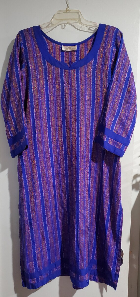 Royal purple Pakistani tunic - Gem