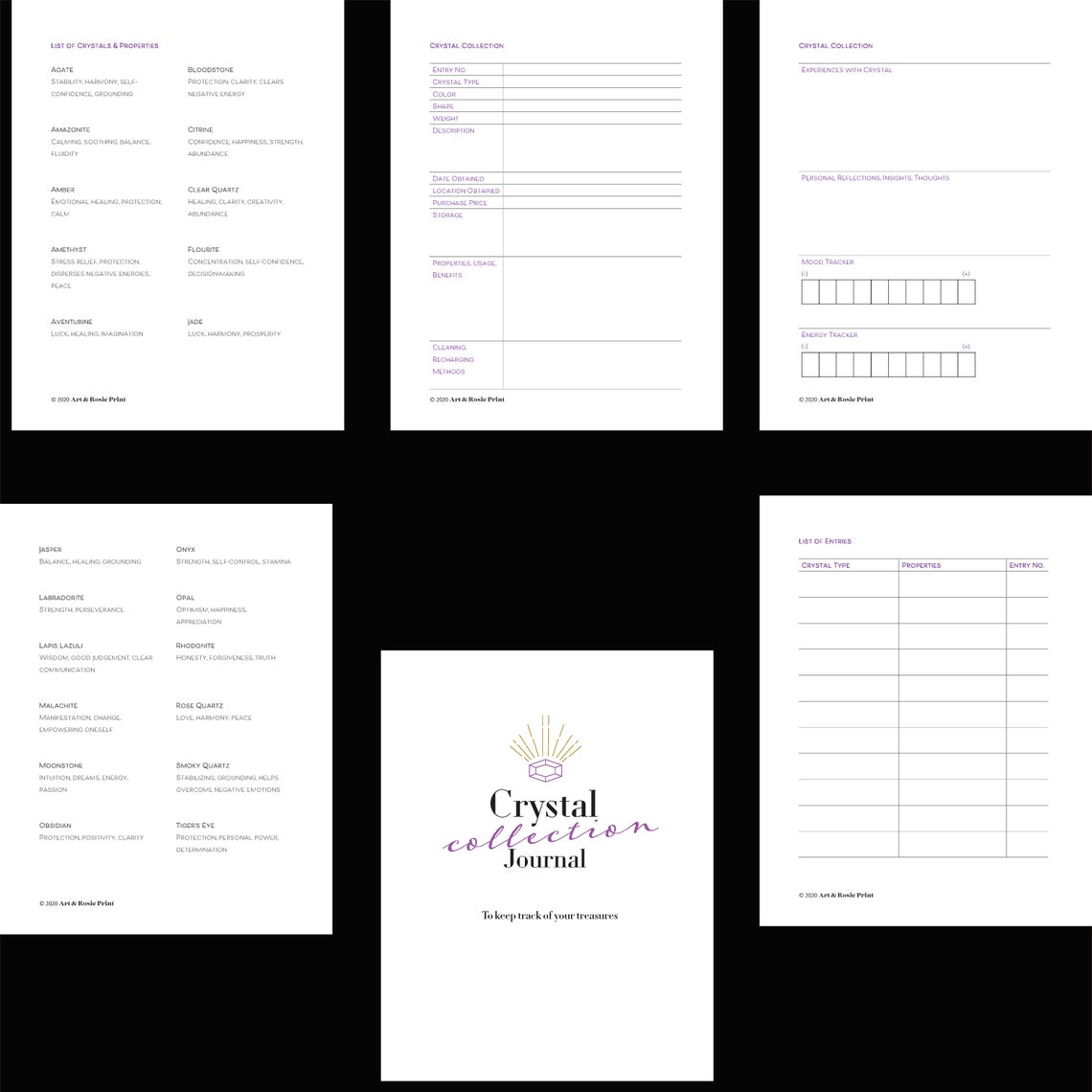 Crystal Collection Journal Limited Edition Cover - Etsy