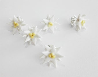 Edelweiss pin | Etsy