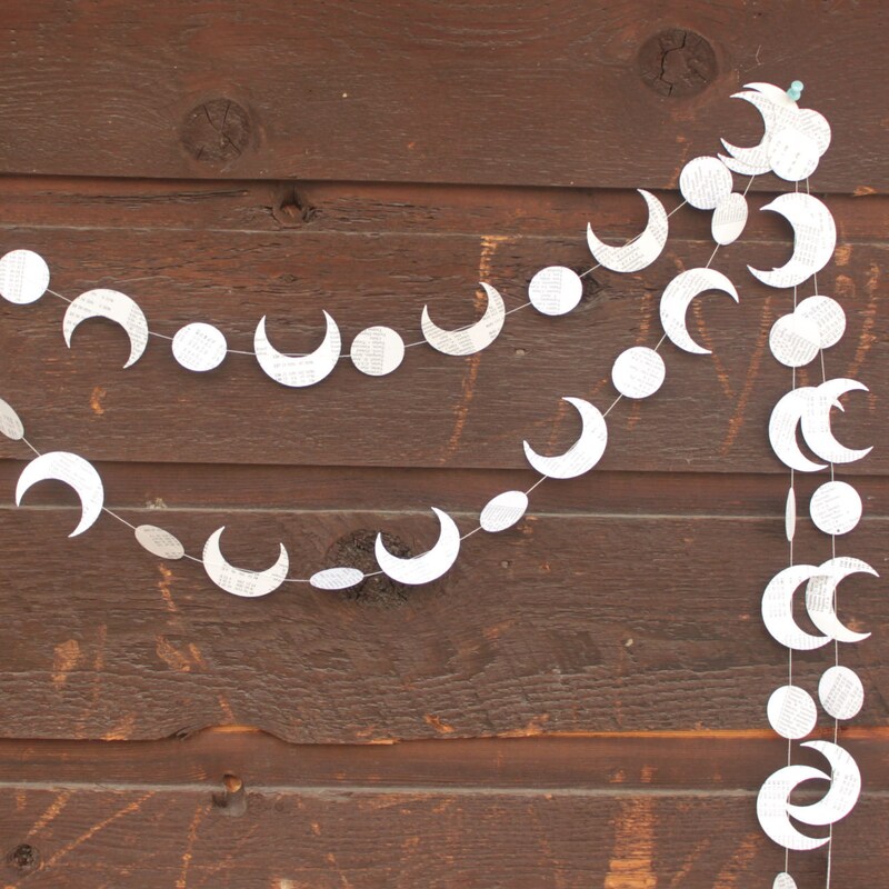 Moon Garland - Etsy