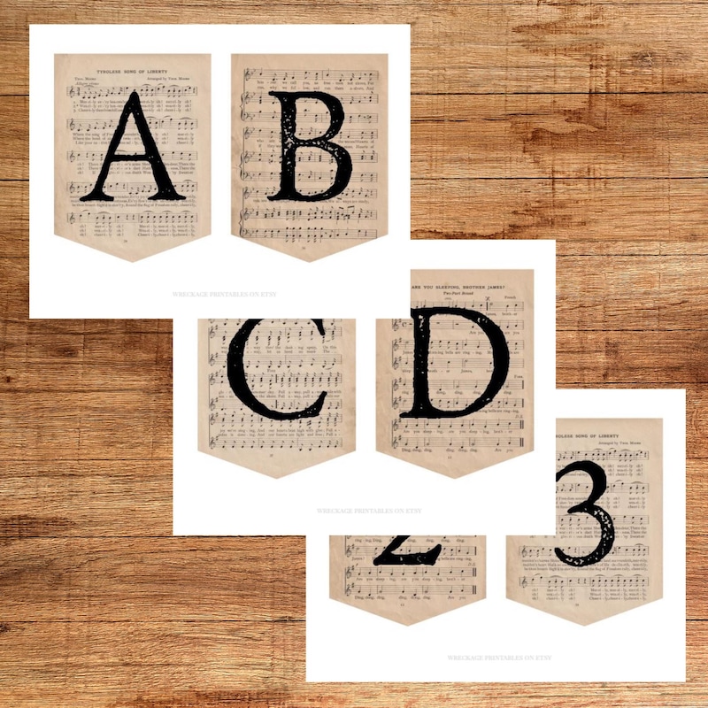 Sheet Music Garland - Etsy